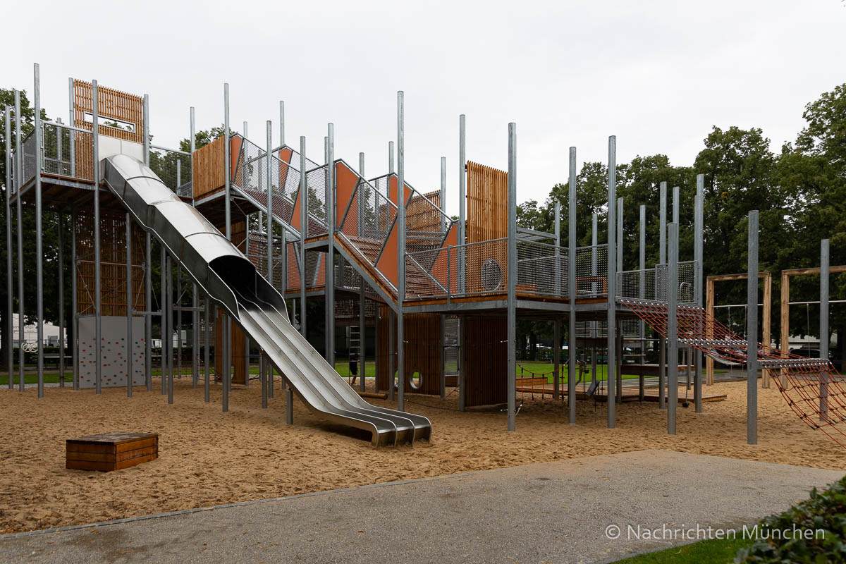 Theresienwiese: Neuer Spielplatz sowie Sport- und Spielstationen neu ...