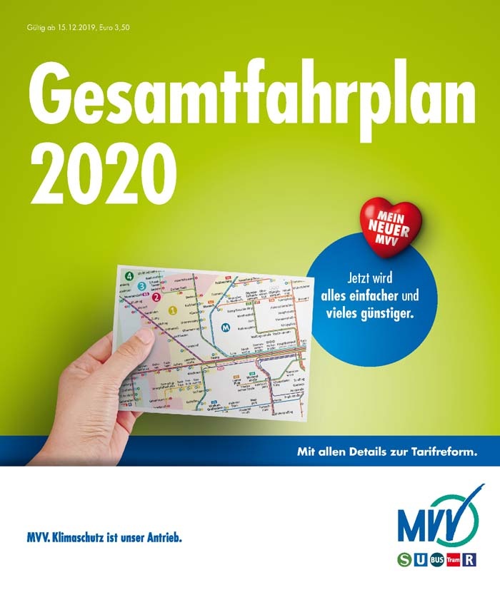 Verbesserungen und Änderungen im MVV-Verbundraum zum Fahrplanwechsel am ...