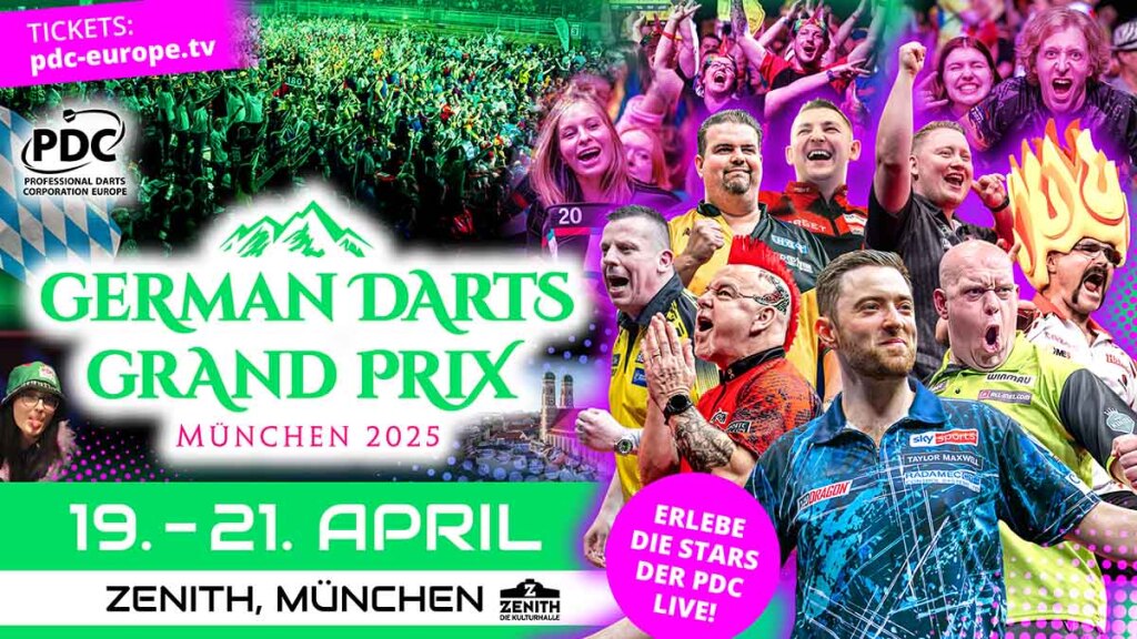 German Darts Grand Prix 2025 in München 19. - 21. April 2025 - Nachrichten München